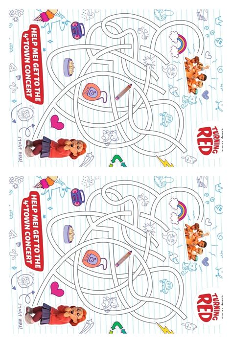 Turning Red Coloring Pages And Printable Activities Artofit