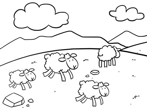 Dibujos De Ovejas 1 Para Colorear Para Colorear Pintar E Imprimir
