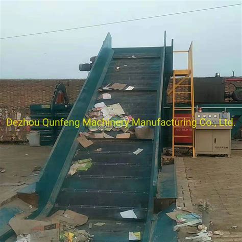 Horizontal Hydraulic Cardboard Box Baling Press Scrap Paper Baler