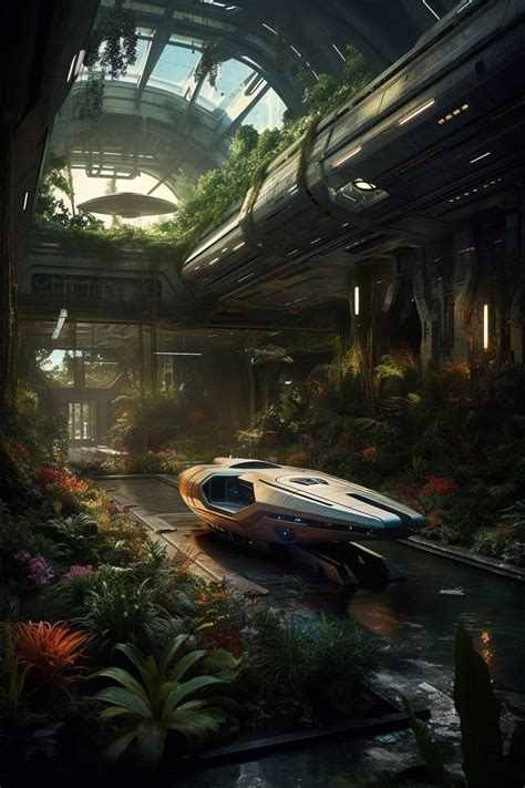 Futuristic Art Futuristic Architecture Fantasy Artwork Dark Fantasy