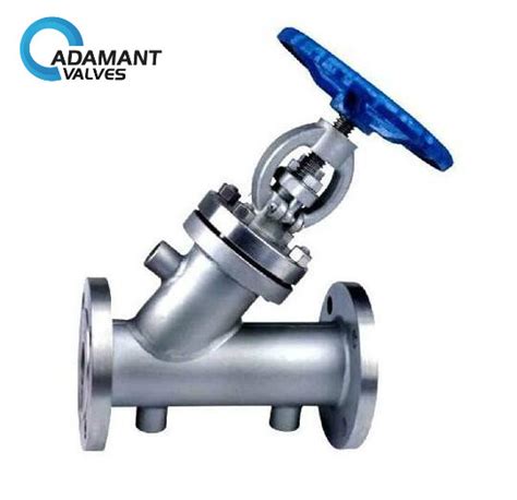 AV 21YG High Performance Y Type Globe Valve With Insulation Jacket