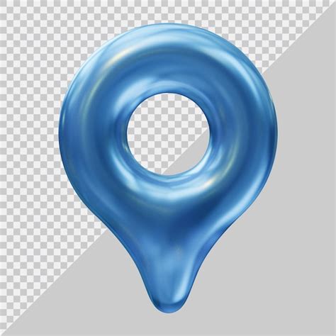 Icono De Pin De Ubicaci N Con Estilo Moderno D Archivo Psd Premium