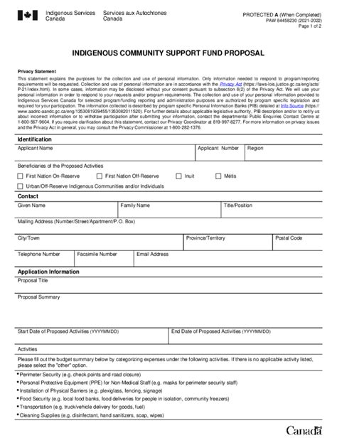 Fillable Online Isc Gc CaDAMDAM ISC SACINDIGENOUS COMMUNITY SUPPORT
