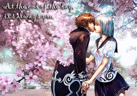 Cute Anime Love Wallpapers Wallpaper Cave