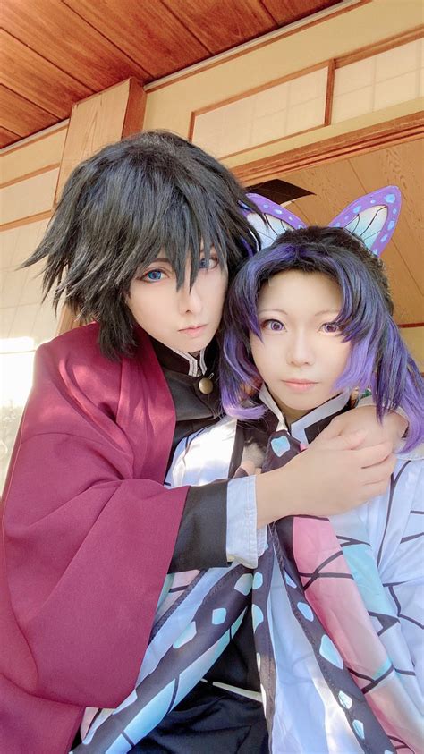 Kochou Shinobu Tomioka Giyuu Demon Slayer Uniform Butterfly Hair