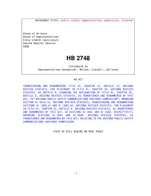 Fillable Online HB 2748 Fax Email Print PdfFiller