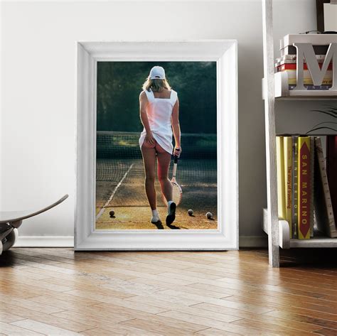 Tennis Girl Bum Poster Athena Classic S Poster Print Etsy