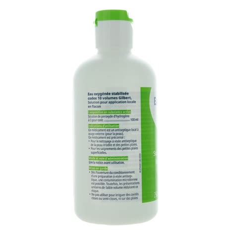 Eau Oxyg N E Volumes Gilbert Antiseptique Dents