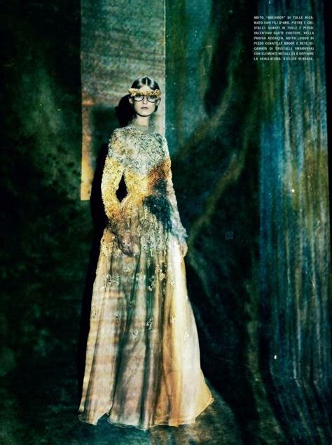 Marie Piovesan Photographed By Paolo Roversi For Vogue Italia March
