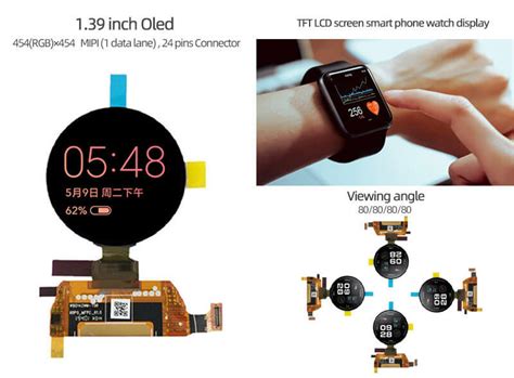 WB014ZNM T00 6DP0 BOE 1 39 Inch Round OLED 454x454 MIPI Circular Amoled