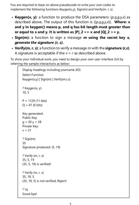 task 2 digital signature algorithm dsa the digital