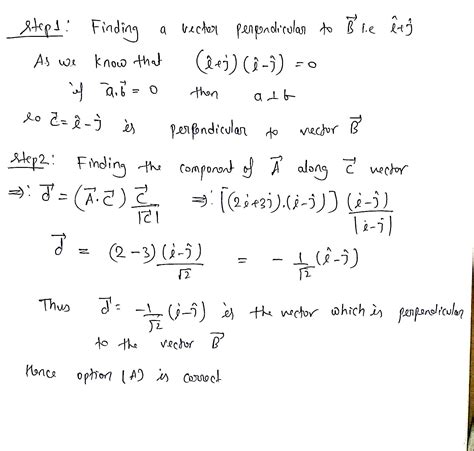 given vec a 2vec i 3vec j and vec b vec i vec j the component of vector vec a