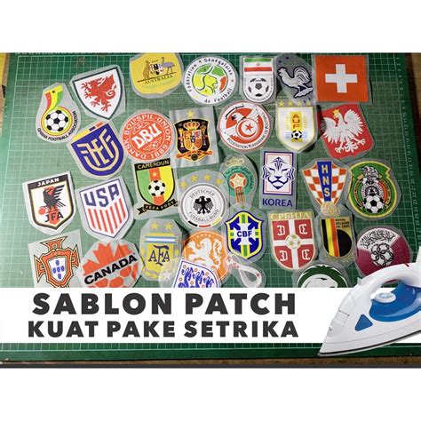 Jual PATCH STIKER SABLON Logo FIFA WORLD CUP Setrika Cetak DTF Sablon