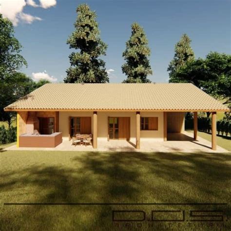 Casa Meia Água 70 Projetos Sensacionais para Construir