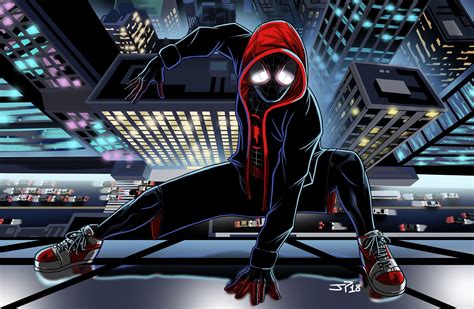 Marvel S Spider Man Miles Morales Logo Wallpapers Wallpaper Cave
