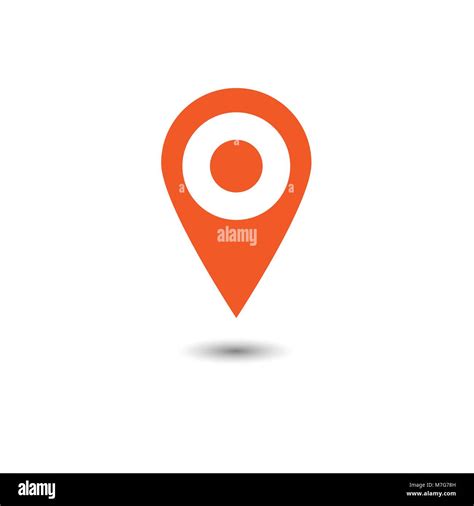 Vector Of Map Pointer Icon Gps Location Symbol Flat Design Style