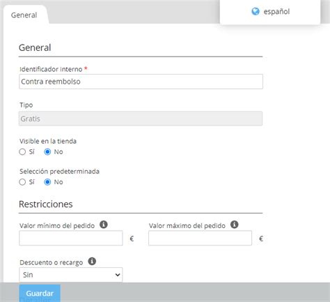 Crear un método de pago en Tu Tienda acens Centro de Ayuda