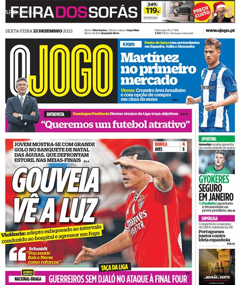 O Jogo Dez Jornais E Revistas Sapo Pt Ltima Hora E