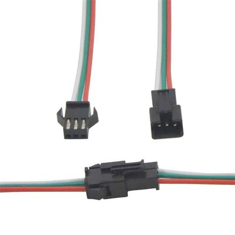 3 Pin JST SM Connector Set