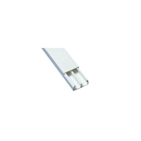 Canaleta de 2 vías Canaleta de PVC de 2 metros Canaleta Blanca Canaleta