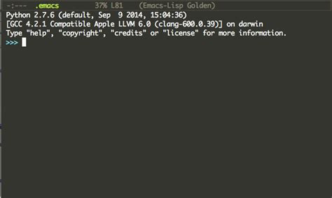 Init File How To Specify Python To Use In Emacs On Os X Emacs
