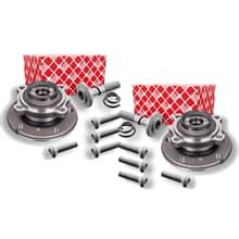 2X FEBI BILSTEIN RADLAGER SATZ VORNE BEIDSEITIG PASSEND FÜR BMW 1 2 3 4
