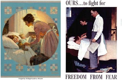One Of Norman Rockwells Most Beloved Paintings Mother Tucking