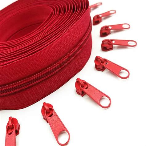Cremallera De Bobina De Nailon Para Manualidades Cremallera De Doble