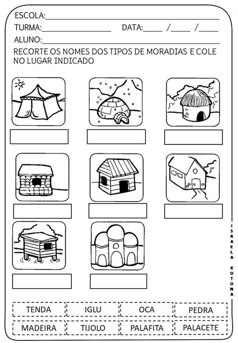 Atividade Tipos De Moradia 1 Ano Image To U