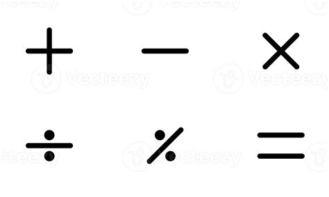 Math Symbol Icon 18795718 PNG