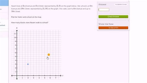 coordinate plane graphing points word problem geometry 5th grade khan academy youtube