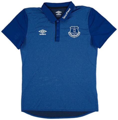 2018 19 Everton Umbro Polo Shirt 7 10 L
