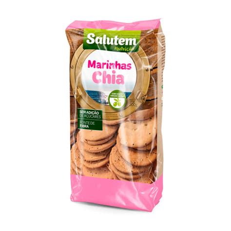 Mercadão Pingo Doce Bolachas Marinhas de Chia Salutem