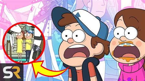 Rick And Morty And Gravity Falls Connection Also Gravity Falls Is