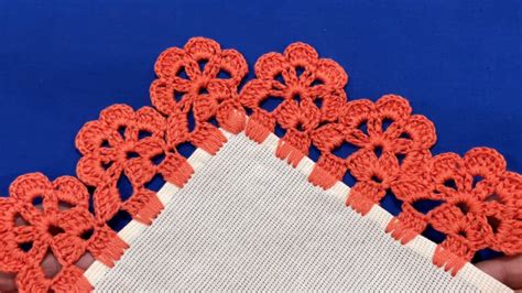 Puntas Con Forma De Flores Tutorial Puntillas F Ciles