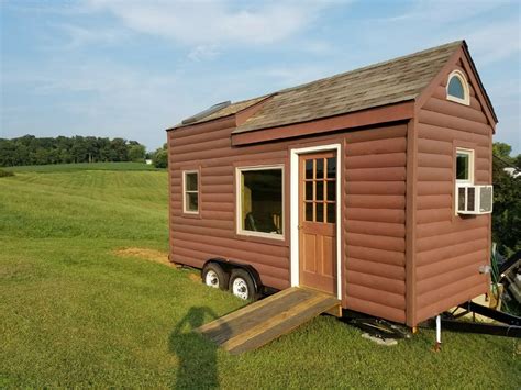 Tiny House Log Cabin On Wheels Image To U