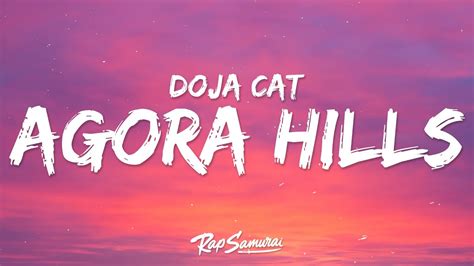 Doja Cat Agora Hills Lyrics Youtube