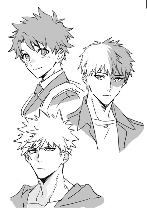 Midoriya Izuku Bakugou Katsuki And Todoroki Shouto Boku No Hero Academia Drawn By Hegi
