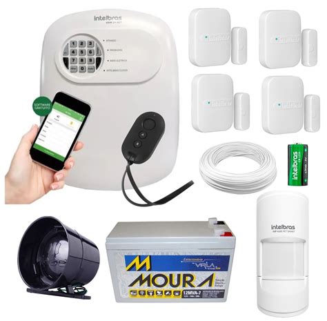 Kit Alarme Intelbras Anm 24 Net Monitoramento Via Aplicativo 5
