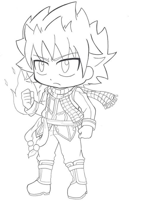 Chibi Natsu Dragneel Coloring Pages Free Printable Coloring Pages The