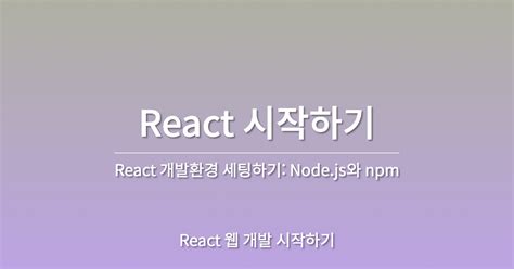 React Node Js Npm