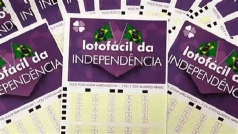 Lotofácil da Independência Resultados ganhadores e premiação