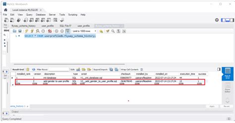 flyway schema history table version spring framework guru