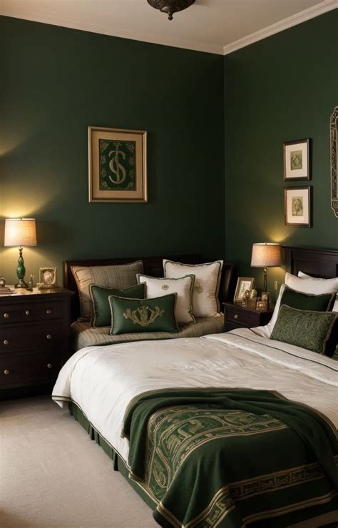 Slytherin Aesthetic Transform Your Bedroom With Magical Elegance