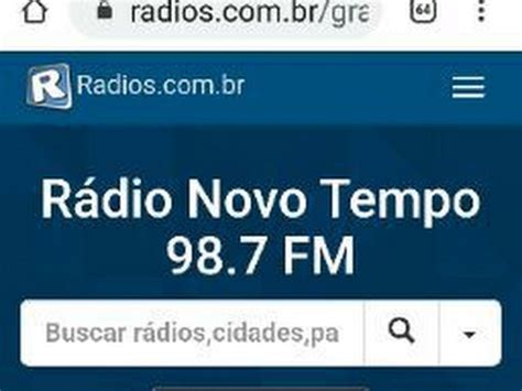 Transmissão ao vivo de RADIO NOVO TEMPO FM YouTube