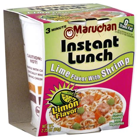 Maruchan Instant Lunch Lime Flavor With Shrimp Shop Soups Chili At