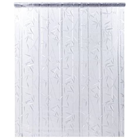 Vinduesfolie 90x500 cm PVC bambusmønster matteret