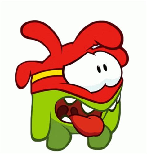 Tired Om Nom Sticker Tired Om Nom Om Nom And Cut The Rope Leri