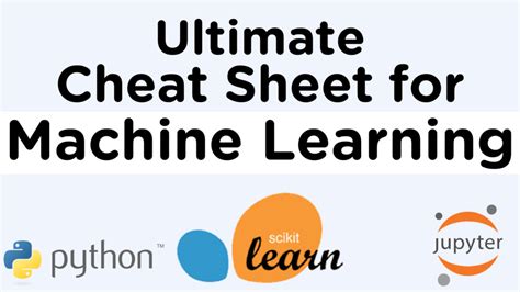 python machine learning cheatsheets the ultimate guide to mastering the essentials