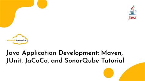 java application development maven junit jacoco and sonarqube tutorial youtube